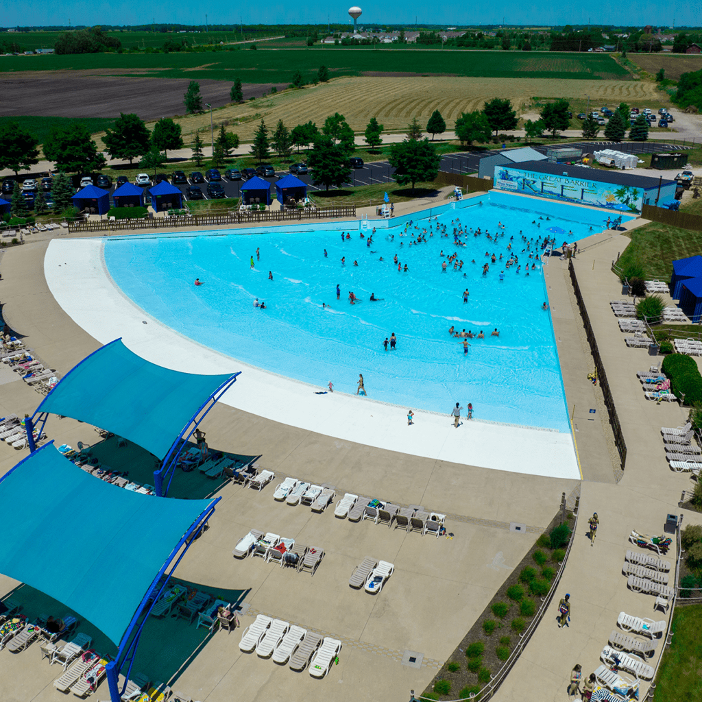 wave pool attraction photo – Raging Waves